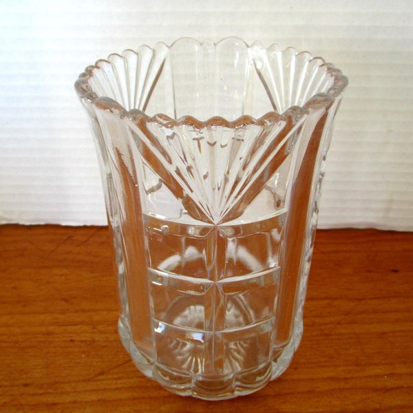Block Crystal Vase - Etsy