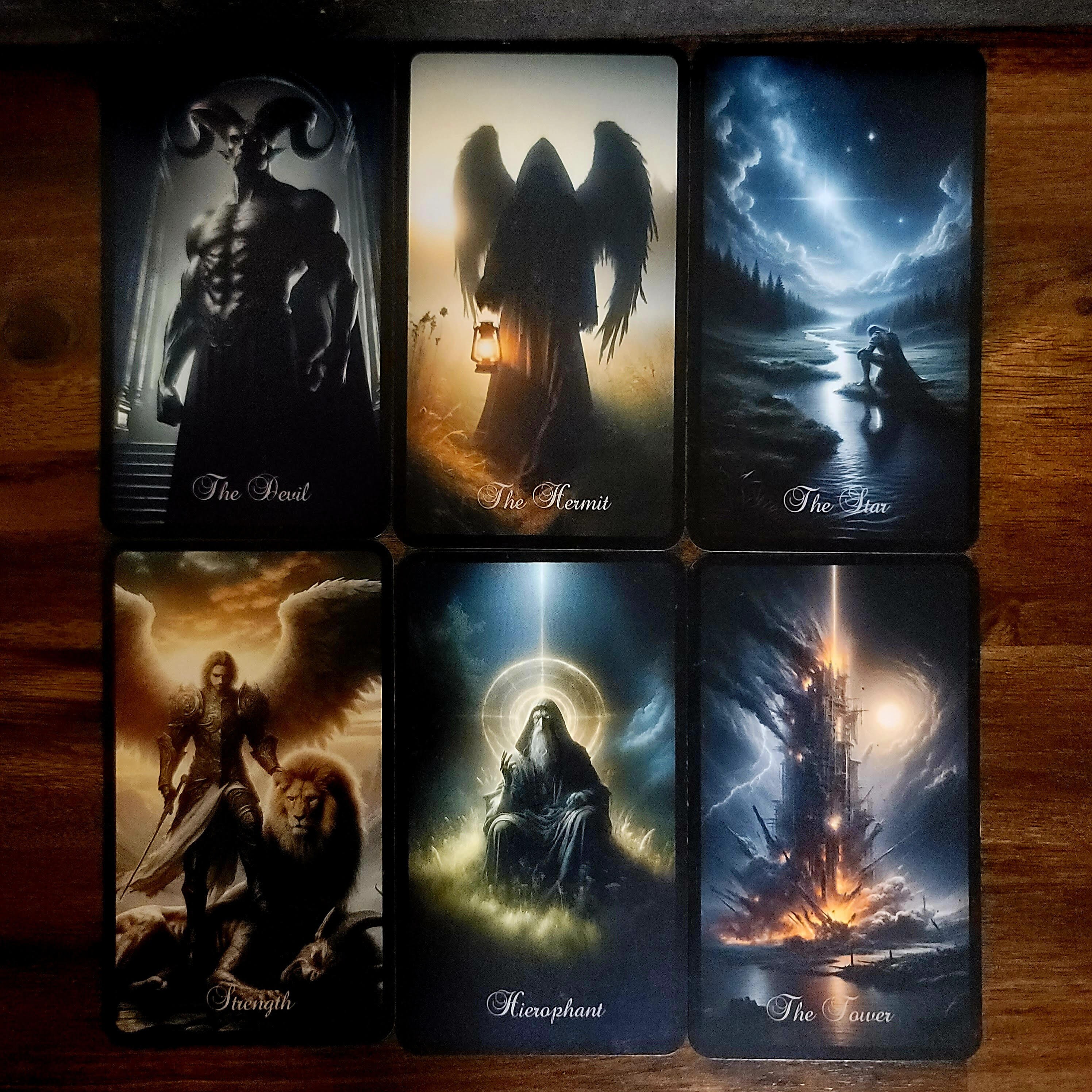 Angels & Demons Tarot Deck - Etsy