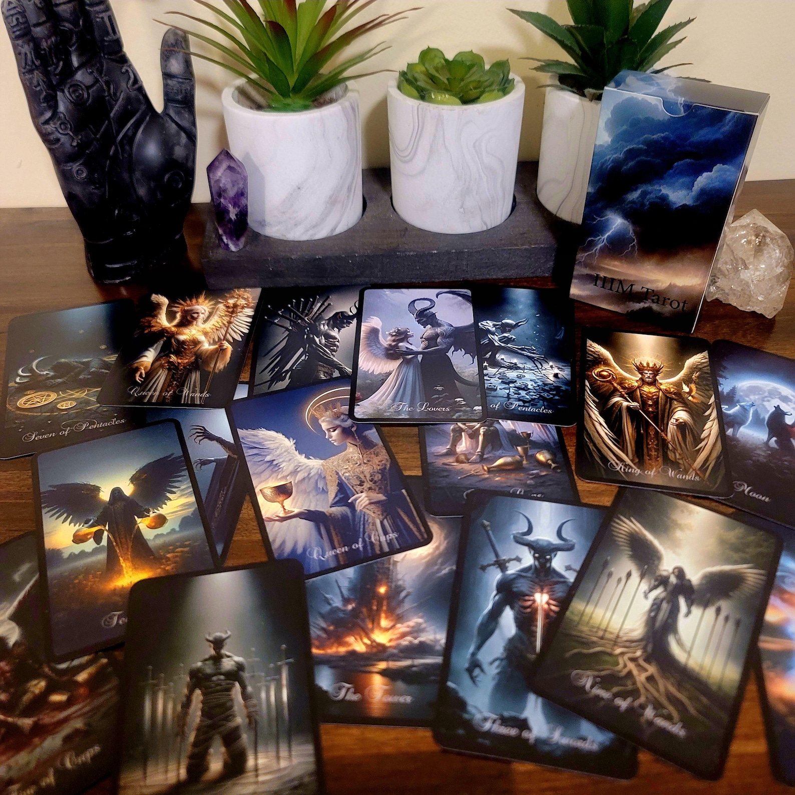 Angels & Demons Tarot Deck - Etsy
