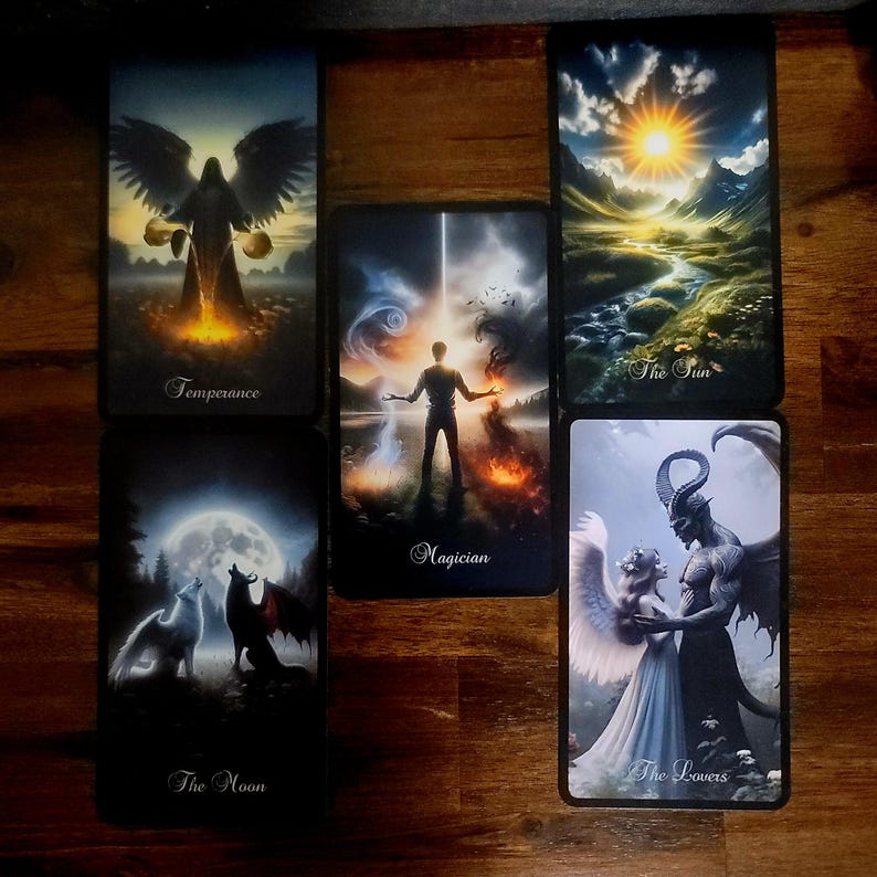 Angels & Demons Tarot Deck - Etsy