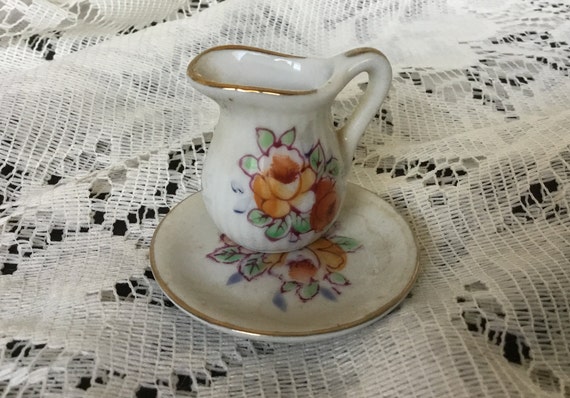 Miniature Pitcher and Bowl Japan | Etsy