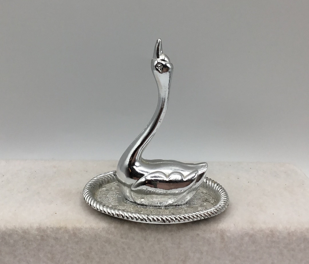 Silver Swan Ring Holder - Etsy