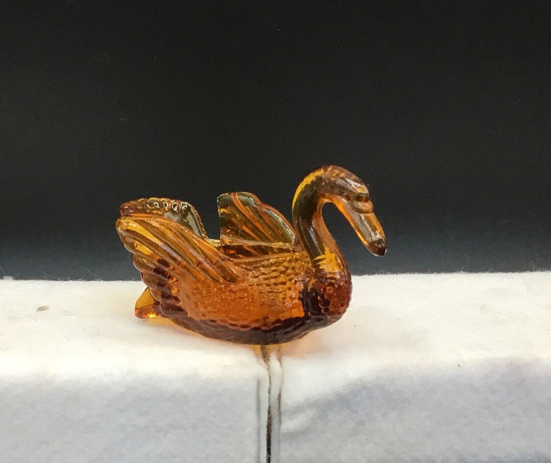Small Amber Swan - Etsy
