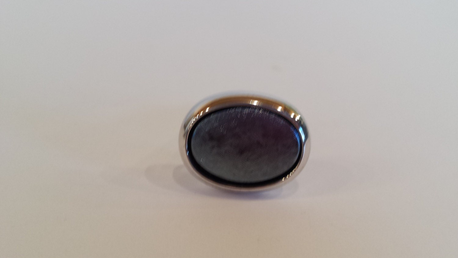Silvertone Cuff Link and Tie Clasp - Etsy