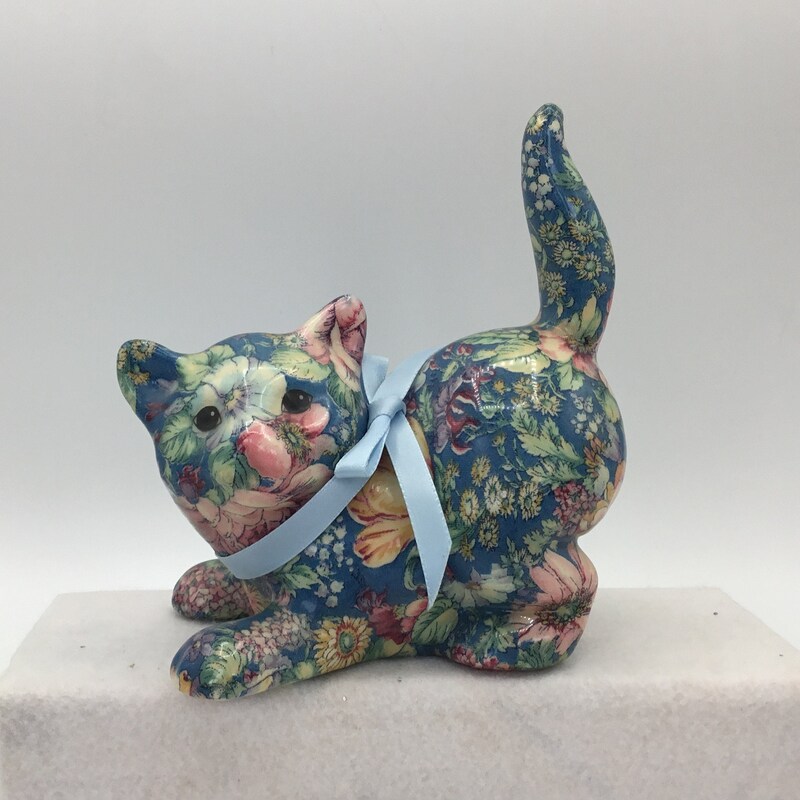 Paper Mache Cat - Etsy