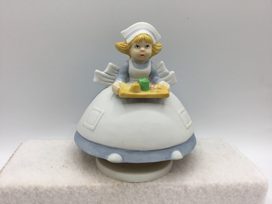 Nurse Rotating Music Box With Medical Tray - Plays Slow - Etsy