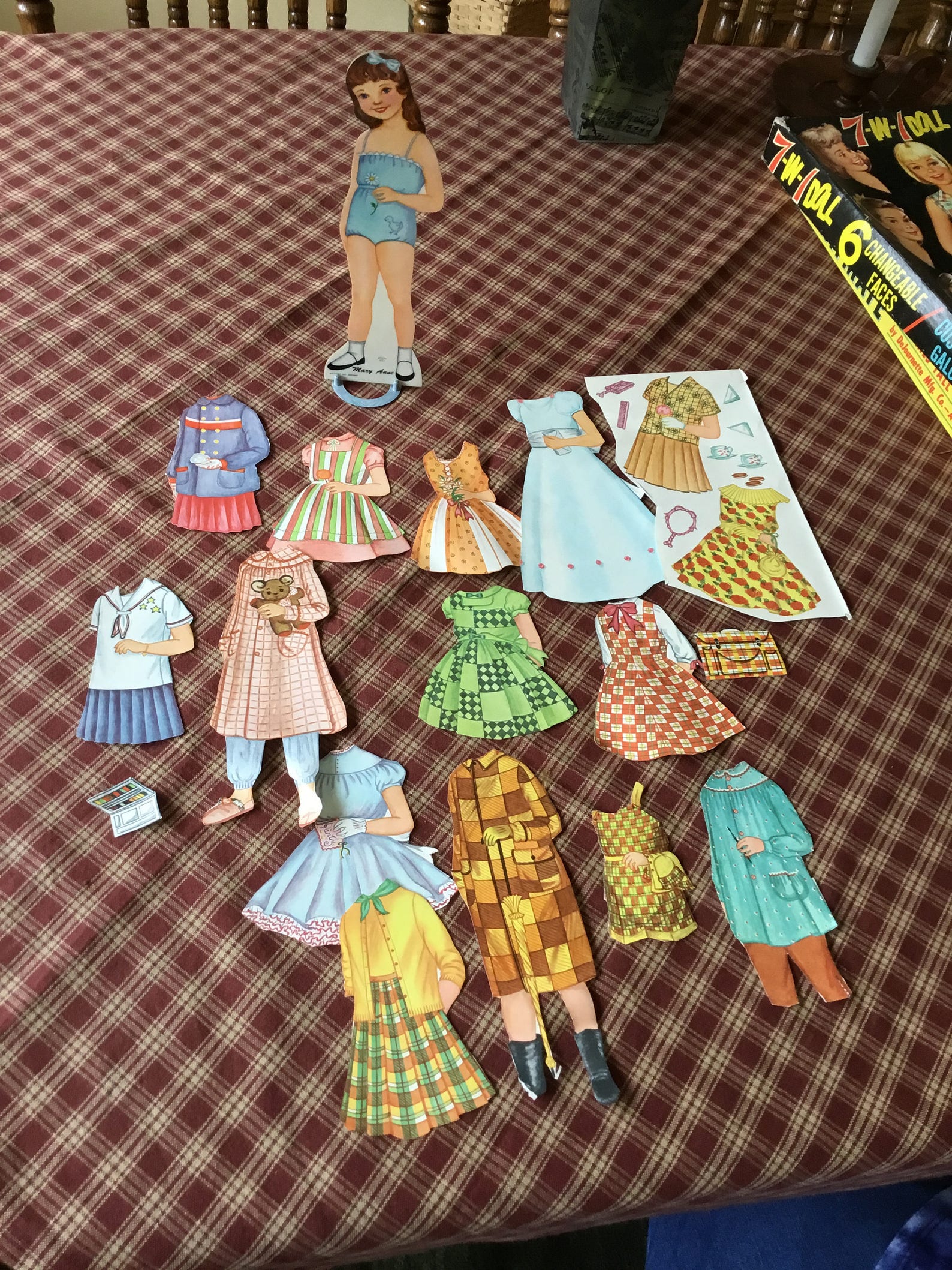 Whitman Paper Doll 1958 Magic Stay On | Etsy