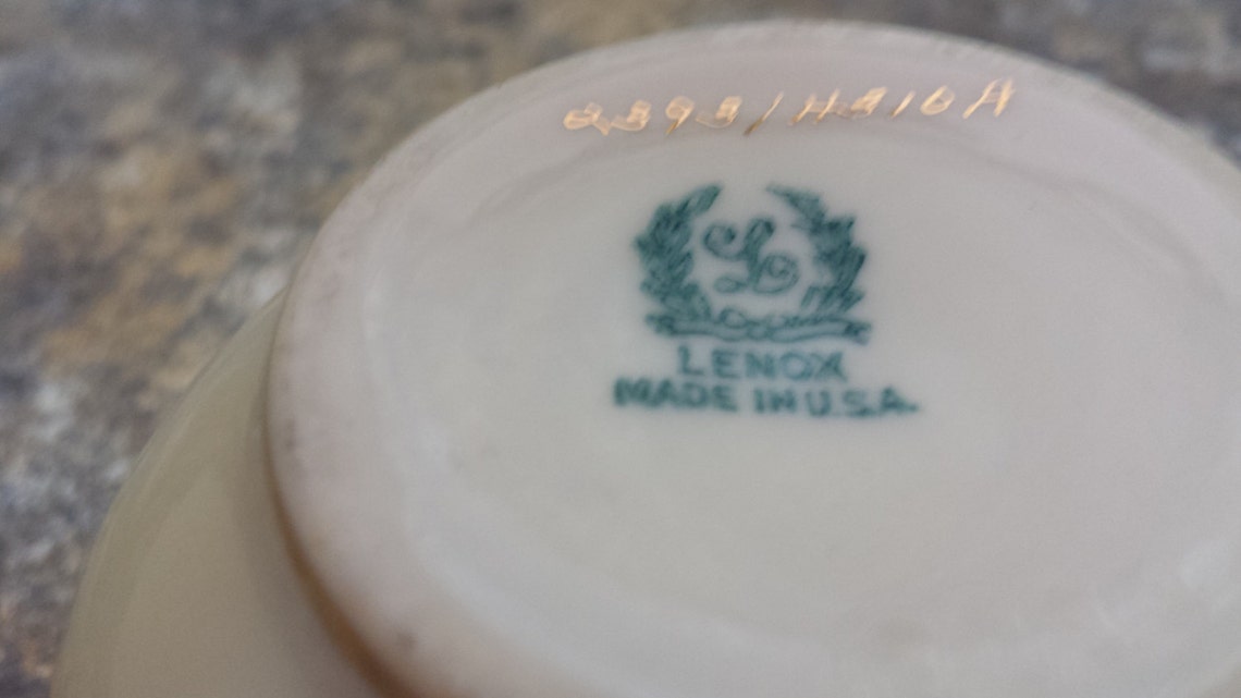 Lenox China Cup and Saucer | Etsy