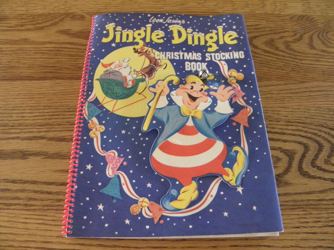 Jingle Dingle Christmas Stocking Book 1953 - Etsy