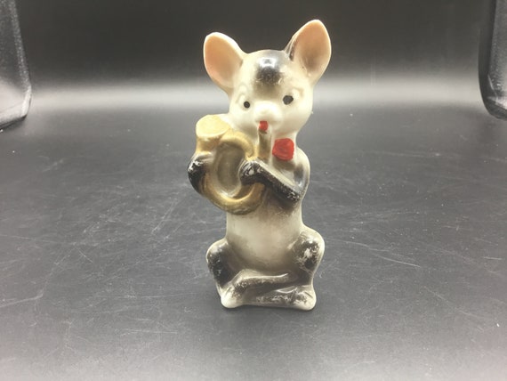 Mouse Playing French Horn