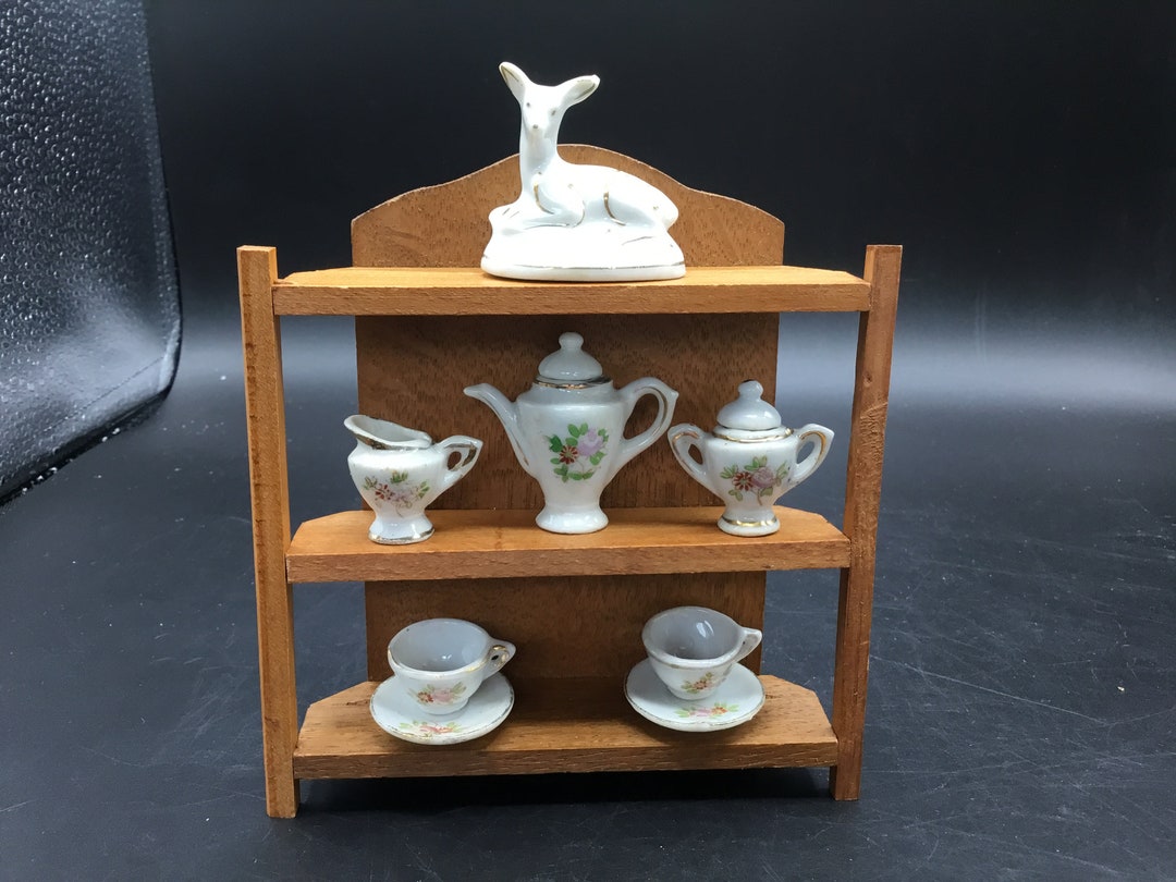Occupied Japan Cupboard/shelf and Tea Set - Etsy