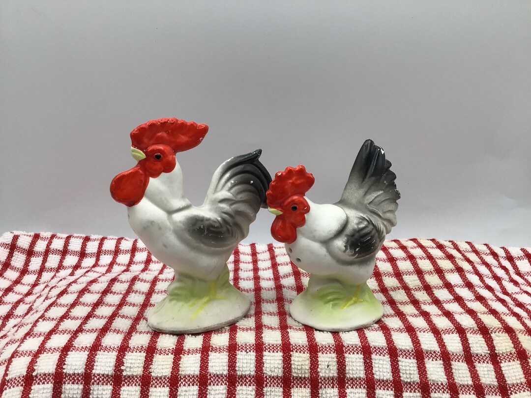 Black and White Chicken Shakers - Etsy