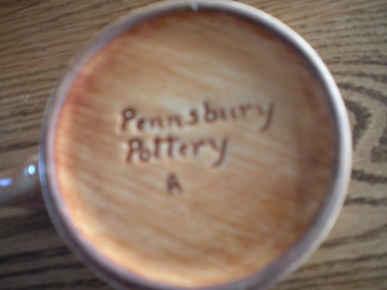 Pair of Pennsbury Amish Couple Mugs - Etsy