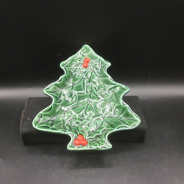 Lefton Holly Berry Plate - Etsy