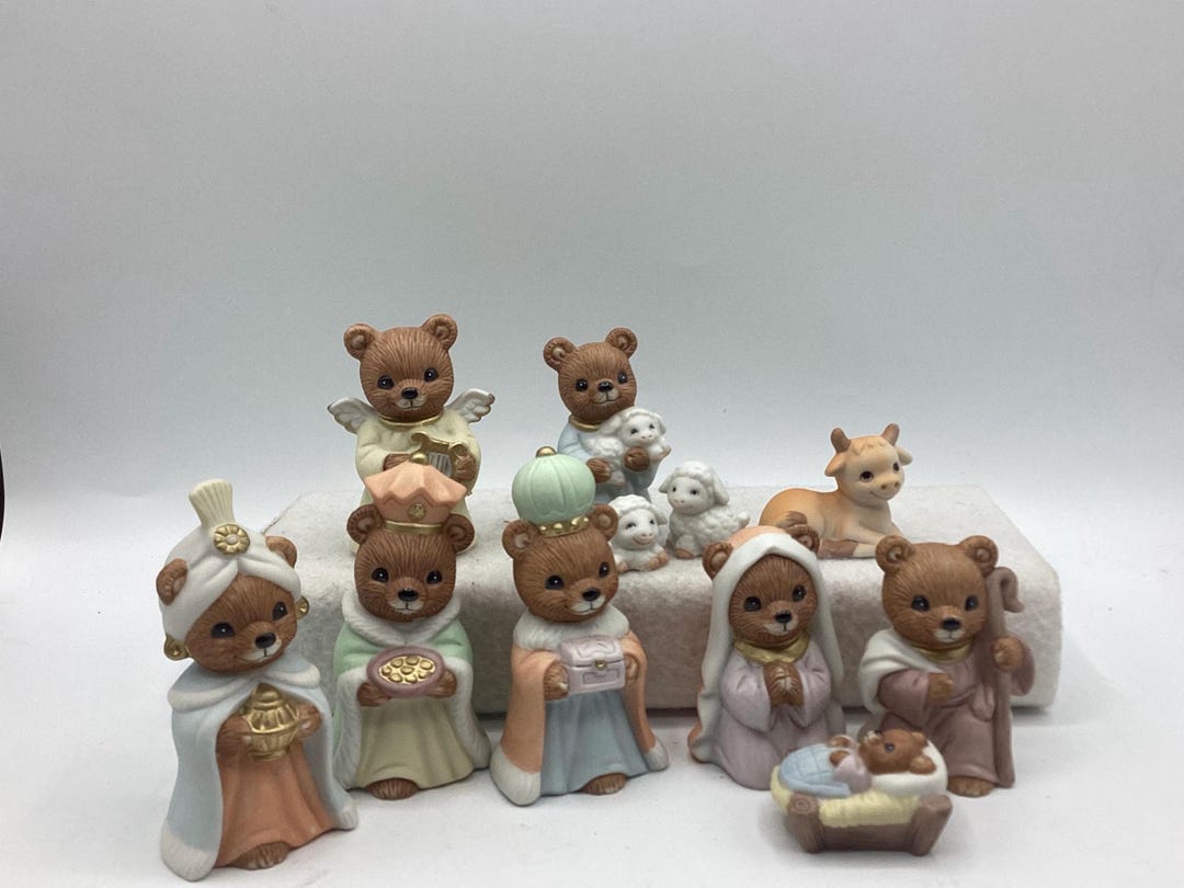 Homco Nativity Set -11 Pieces - Original Box - Etsy