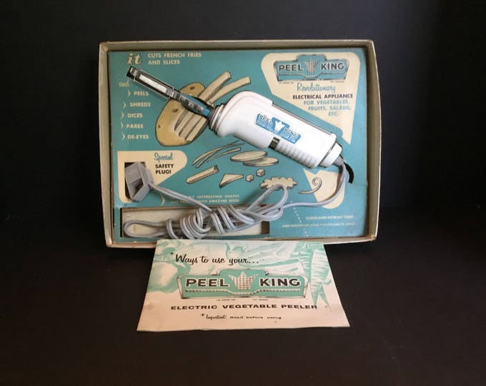 Dazey Stripper Electric Potato Peeler Instruction Manual / Recipe ...