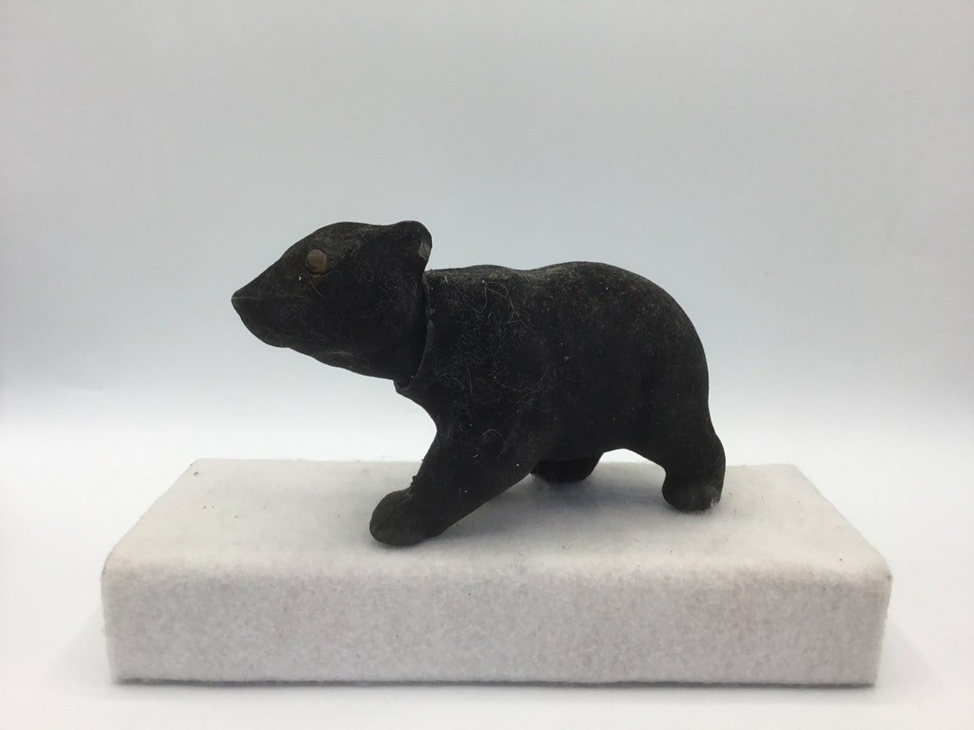 Fuzzy Bear Bobble Head - Etsy