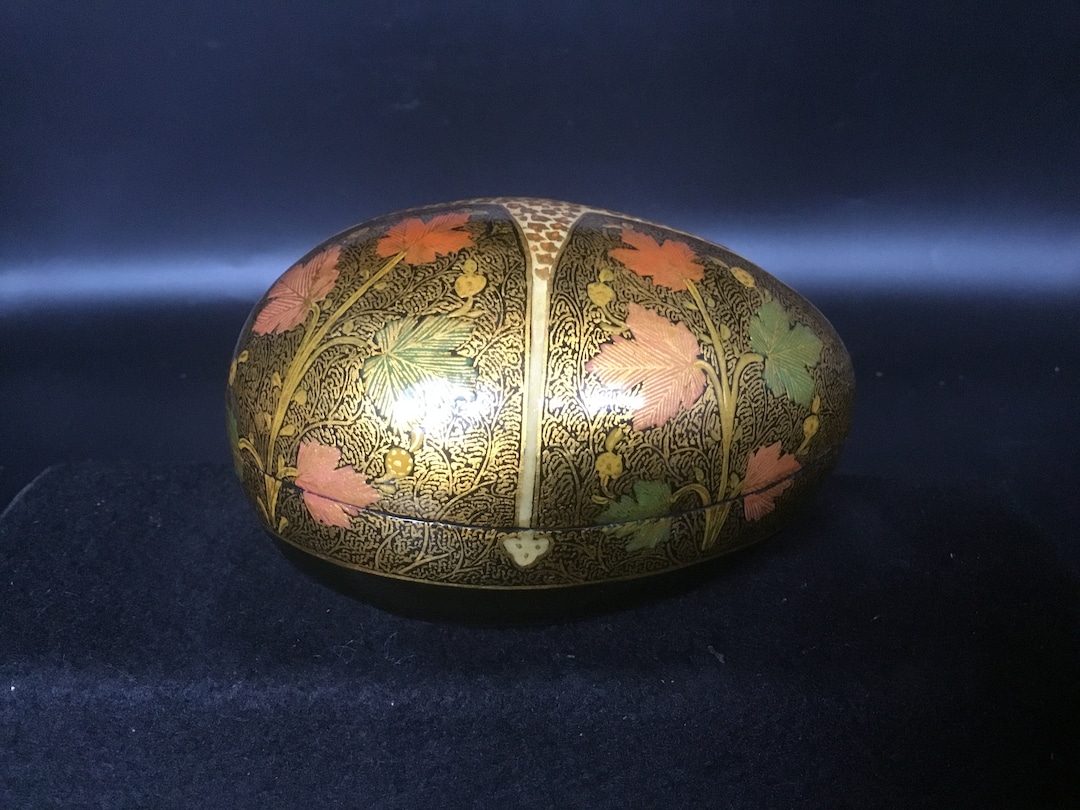 Lacquerware Egg Kashmir - India - Etsy