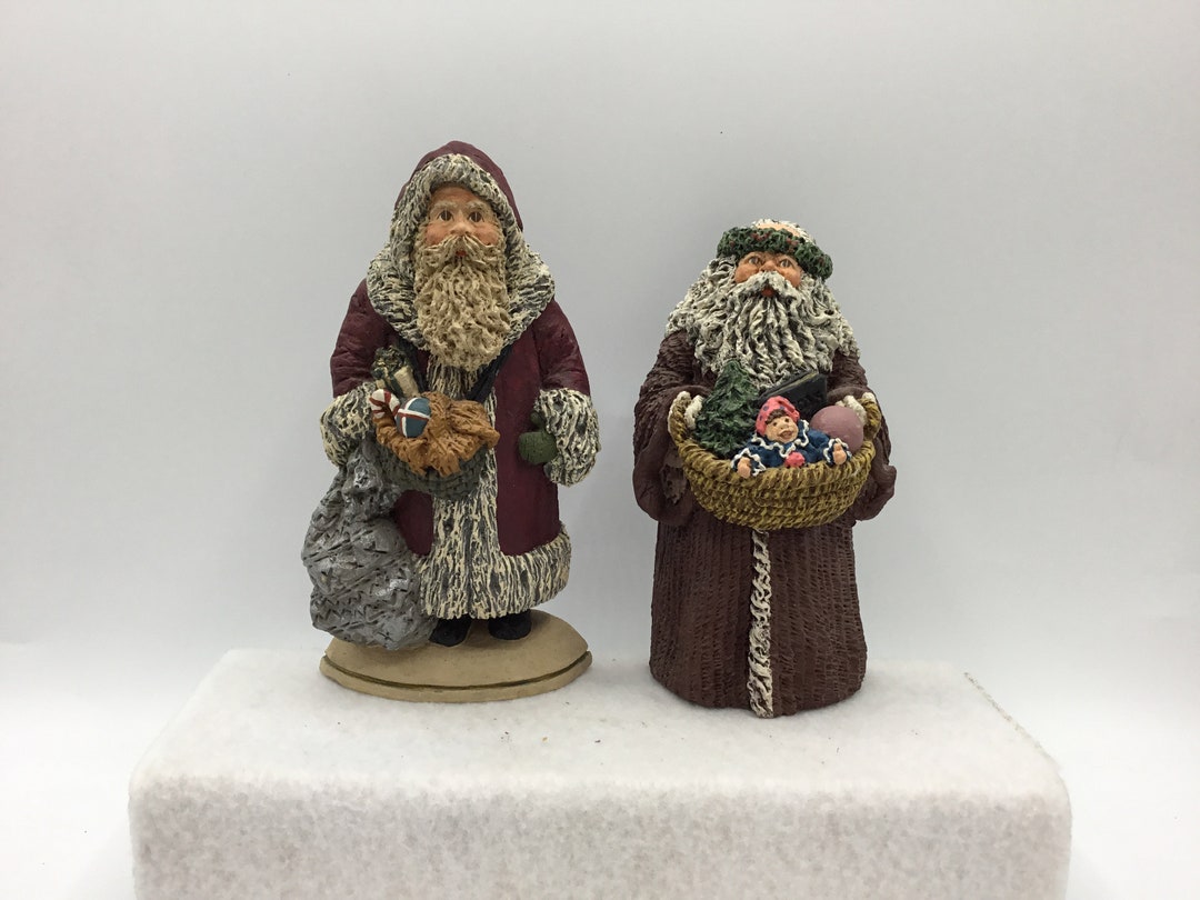 Jenna Mckenna Santa/father Christmas Figurines - Left One Available - Etsy