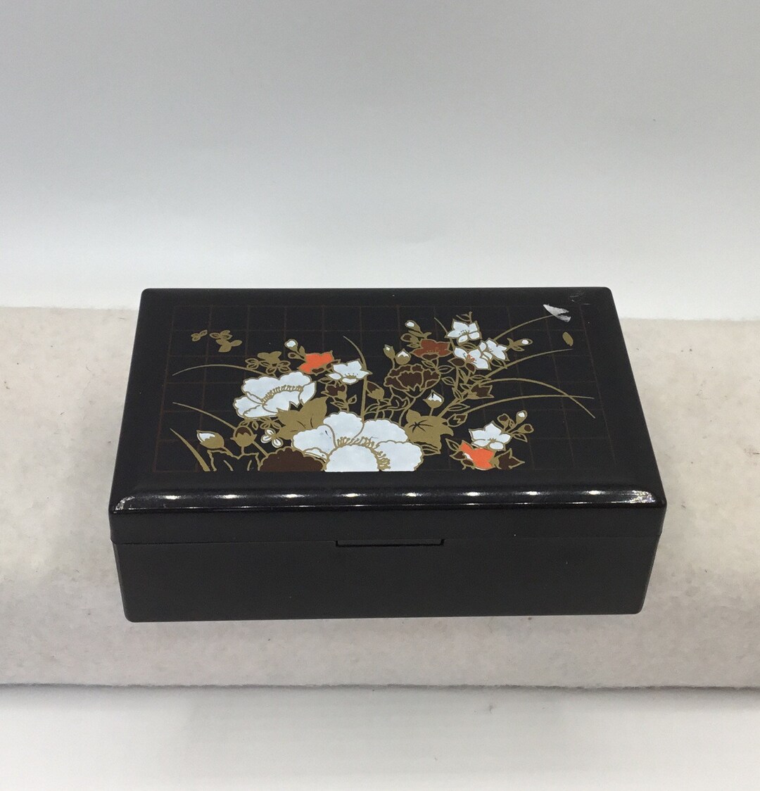 Lacquerware Jewelry Box - Etsy