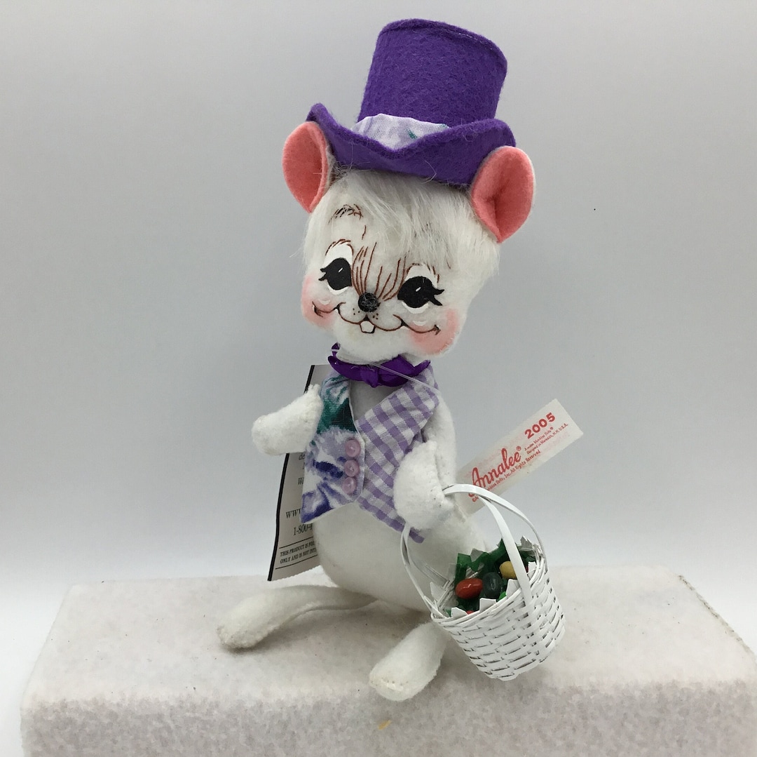 Annalee Mouse With Easter Basket - 8 Inches High - Etsy