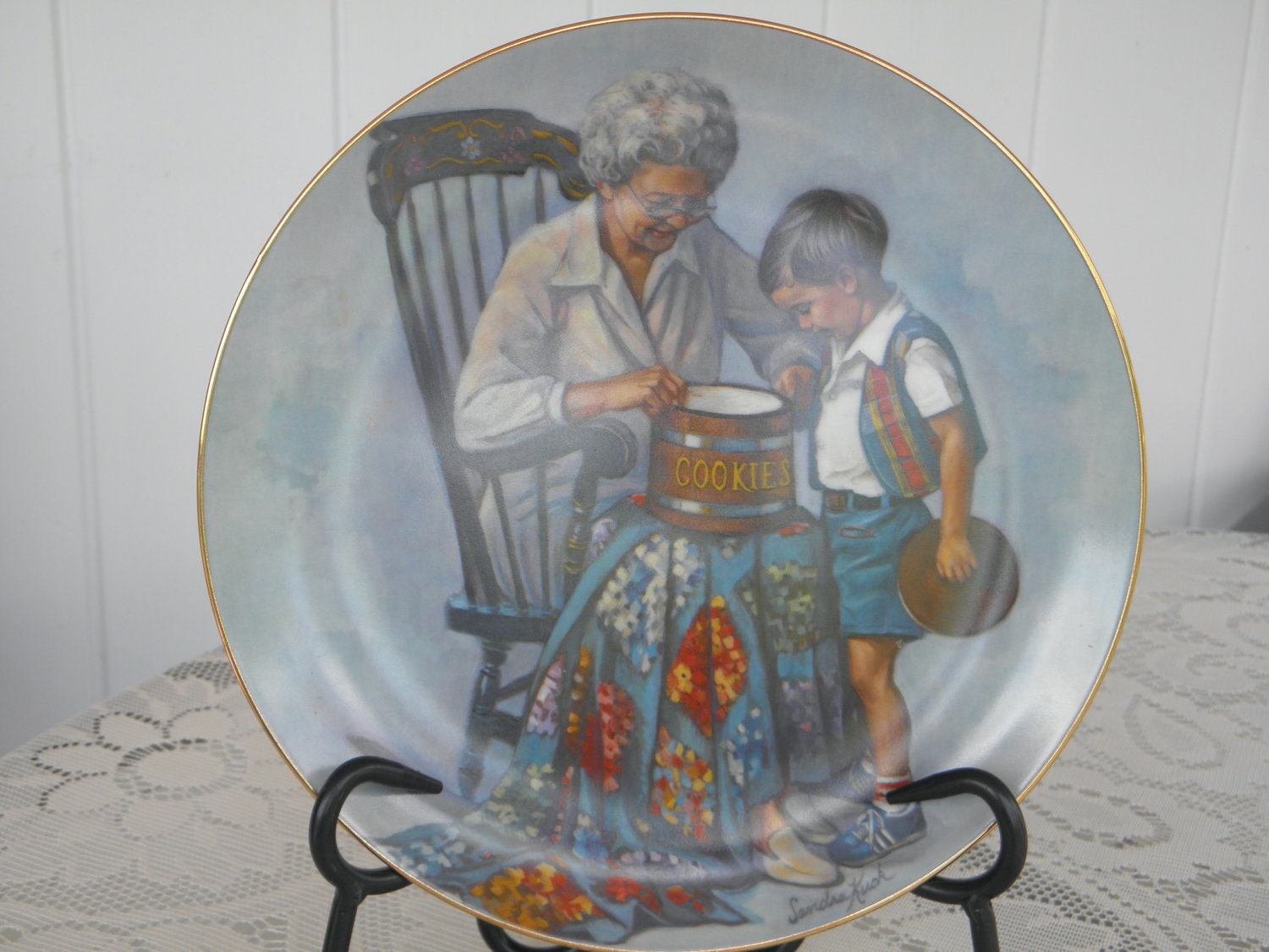 Pair of Grandma and Grandpa Collector Plates by Reco - Etsy