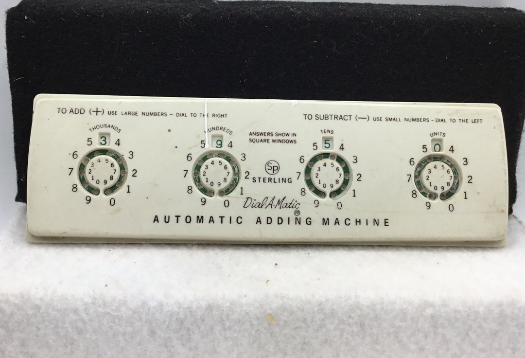 Plastic Dial O Matic Adding Machine - Etsy