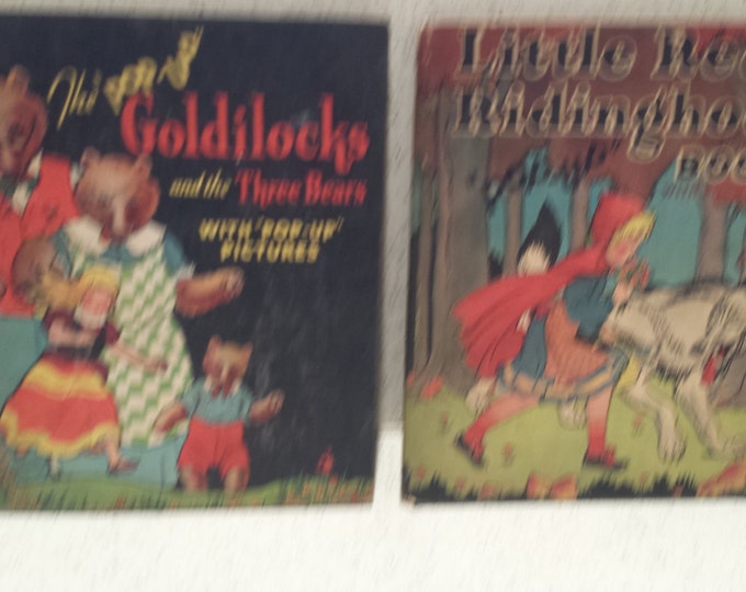 HTF Pair of Pop up Books 1934 - Etsy