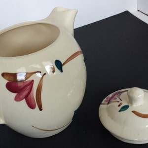 Purinton Teapot Red Blossom Ivy - Etsy