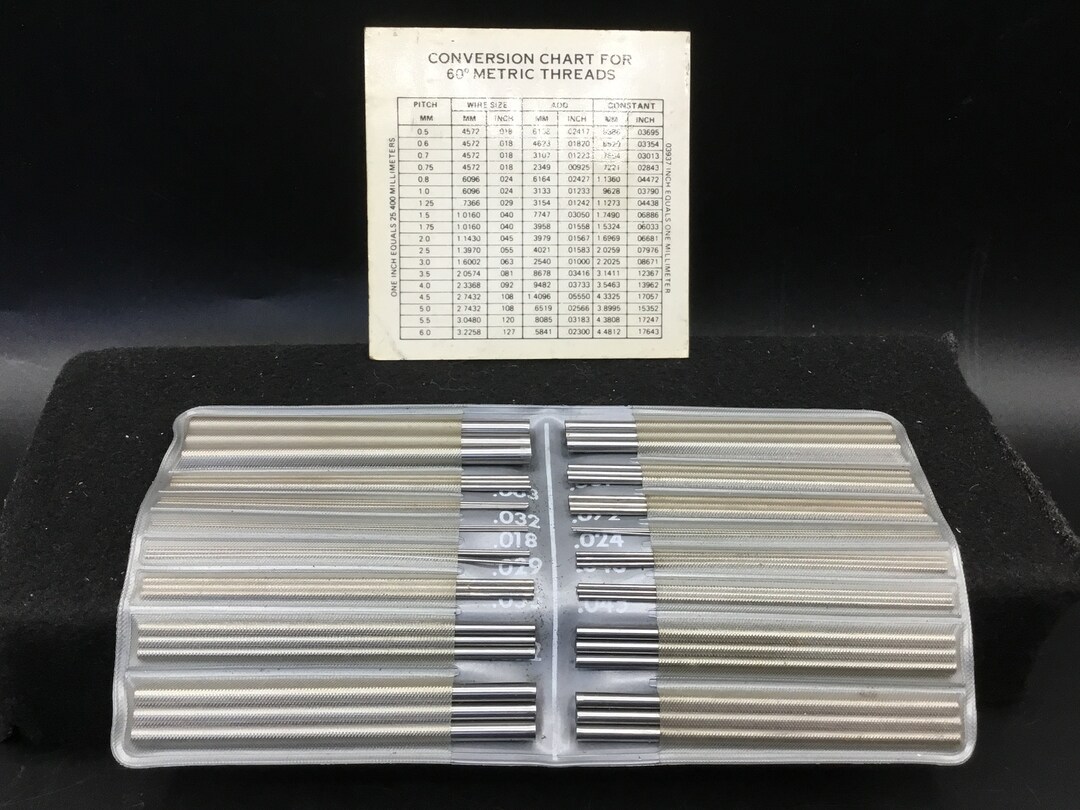 Wire Conversion Chart for Wire Thread - Etsy