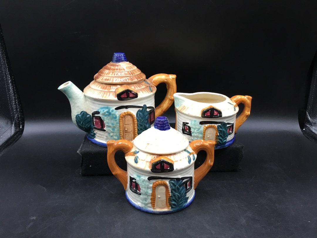 Small Tea for Two Tea Set - Cottage Tea Set - Made in Japan - Etsy
