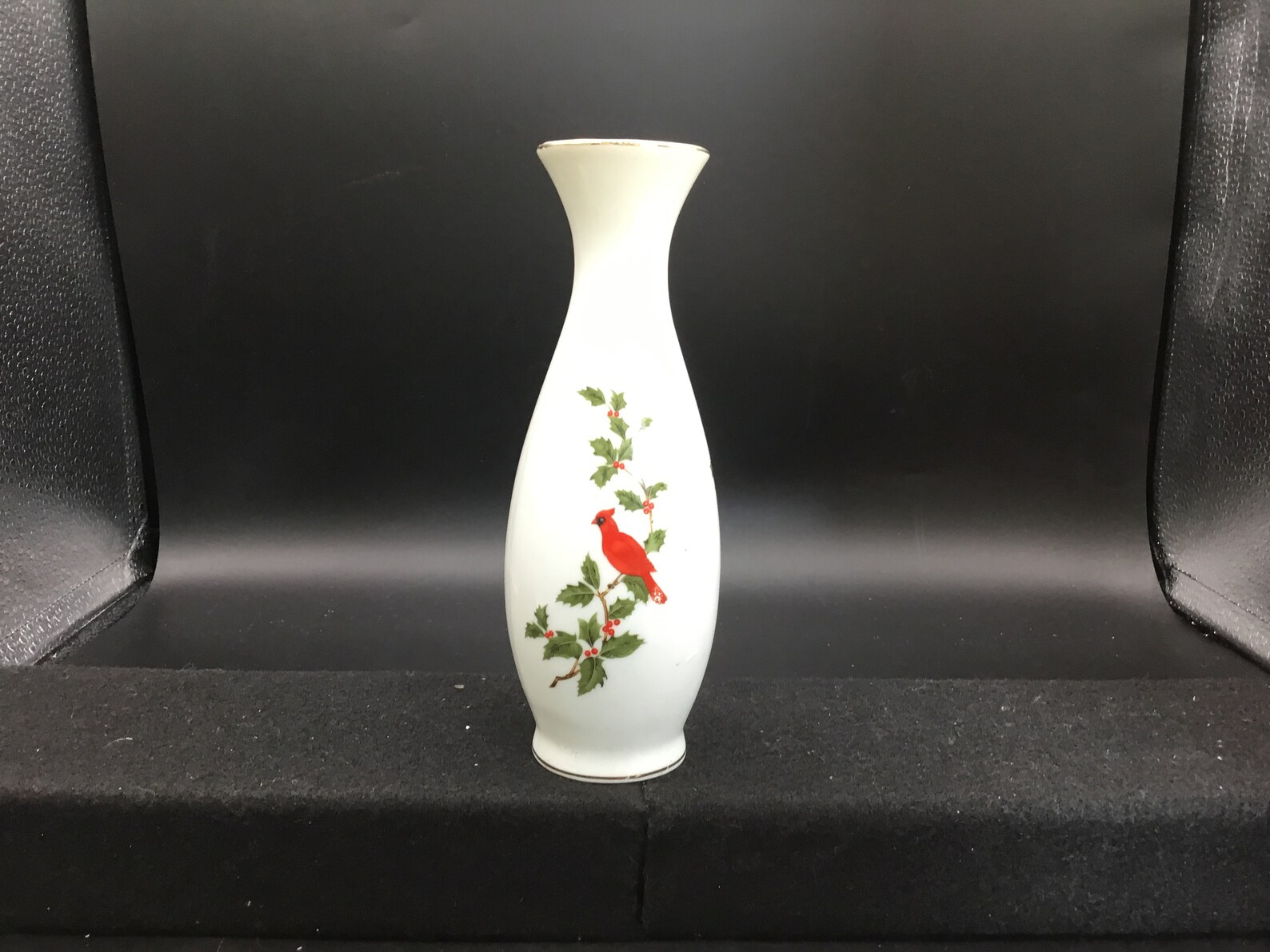 Lefton Cardinal Vase Japan | Etsy