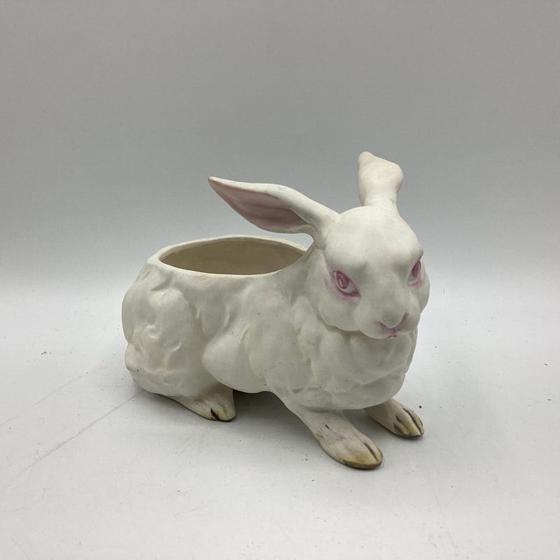 Rabbit Planter - Etsy