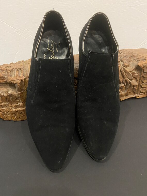 Mens Vintage Shoes - 1960s Suede Shoes - Mod Shoes - … - Gem