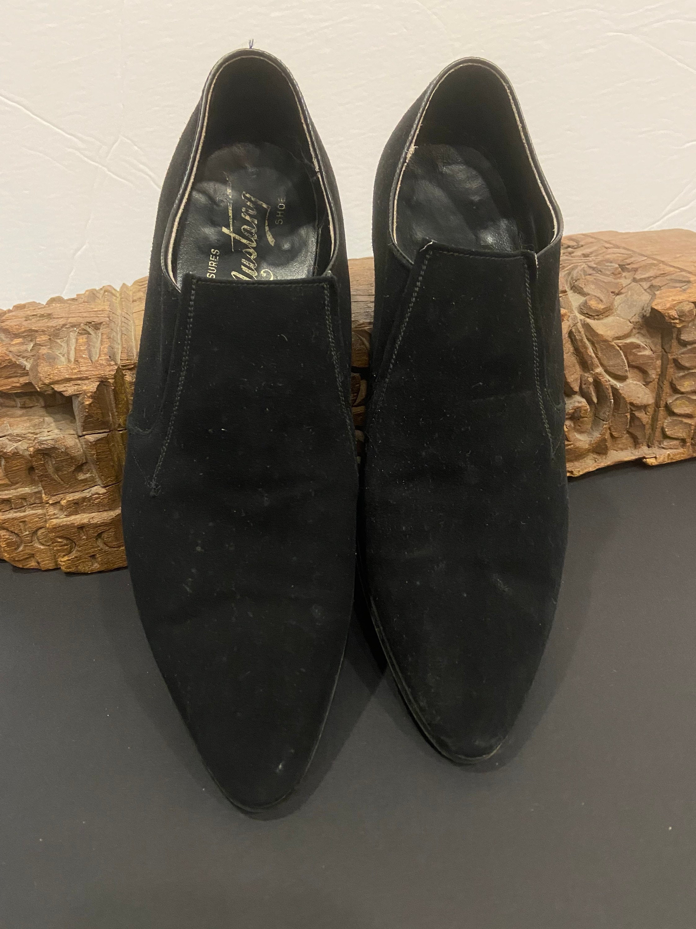 Mens Vintage Shoes 1960s Suede Shoes Mod Shoes Sz 9 - Etsy