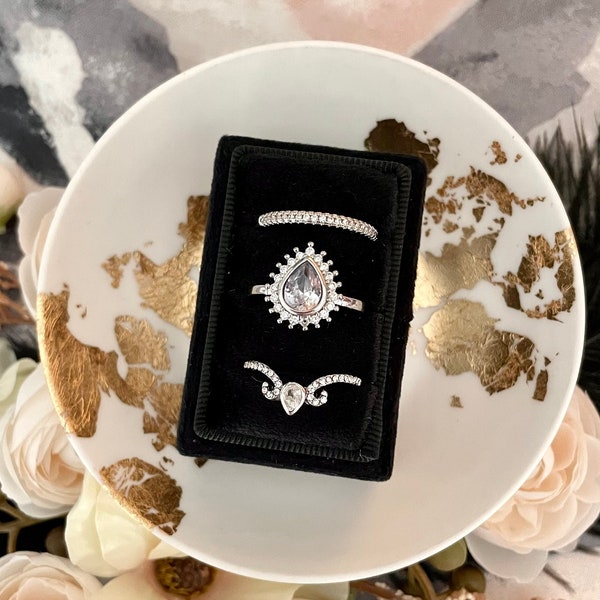 Black Wedding Rings - Etsy