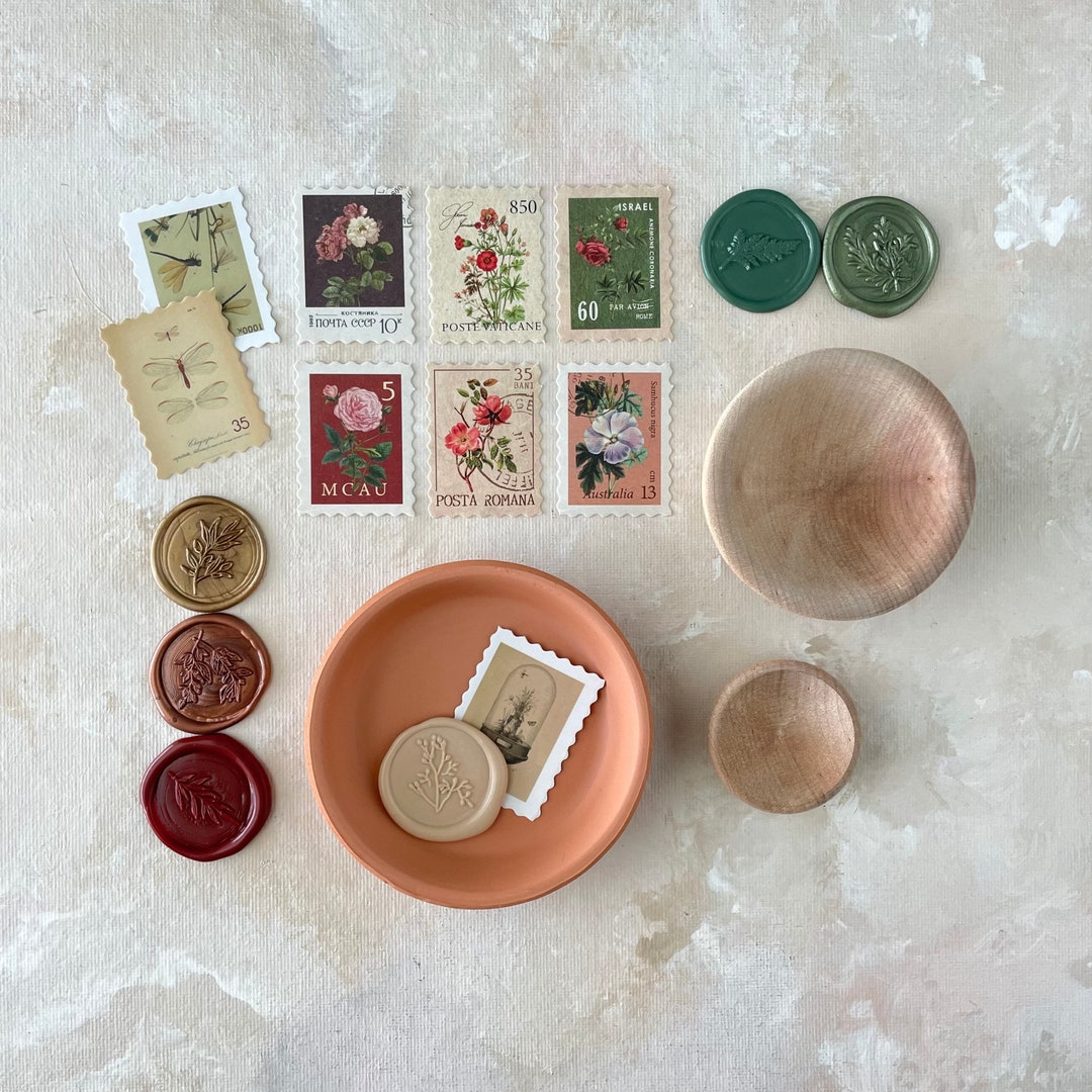 Flat Lay Props for Fall Wedding Details, Fake Stamps Terracotta Wedding ...