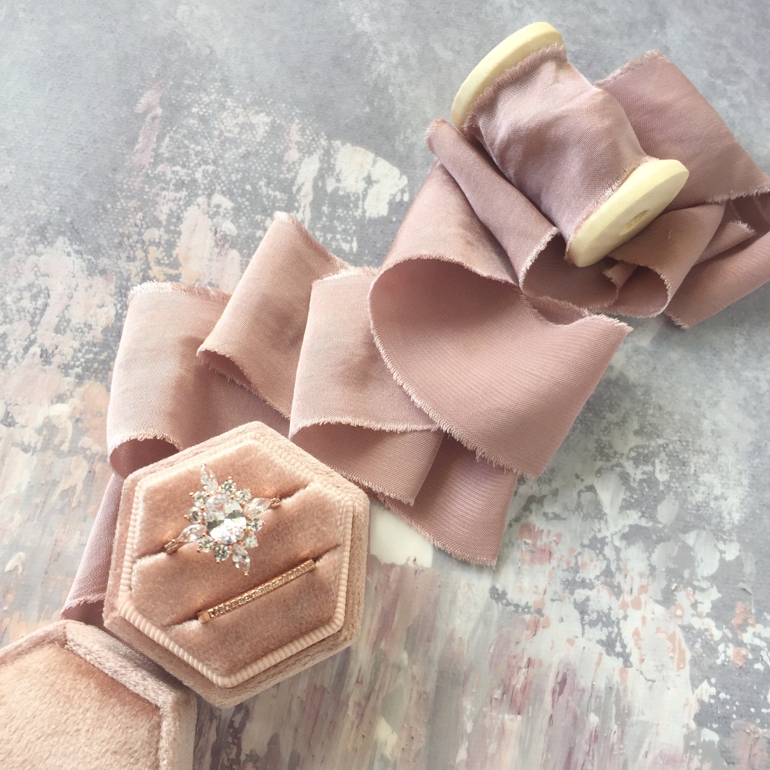 Mauve silk ribbon Flat Lay styling ribbon Flat Lay Ribbon | Etsy