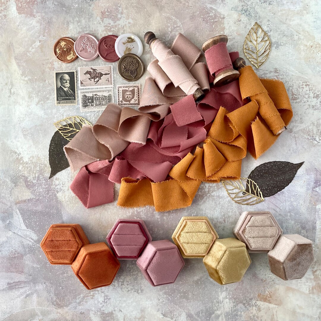 Terracotta Flat Lay Kit, Flatlay Props, Wedding Flat Lay Props, Rust ...