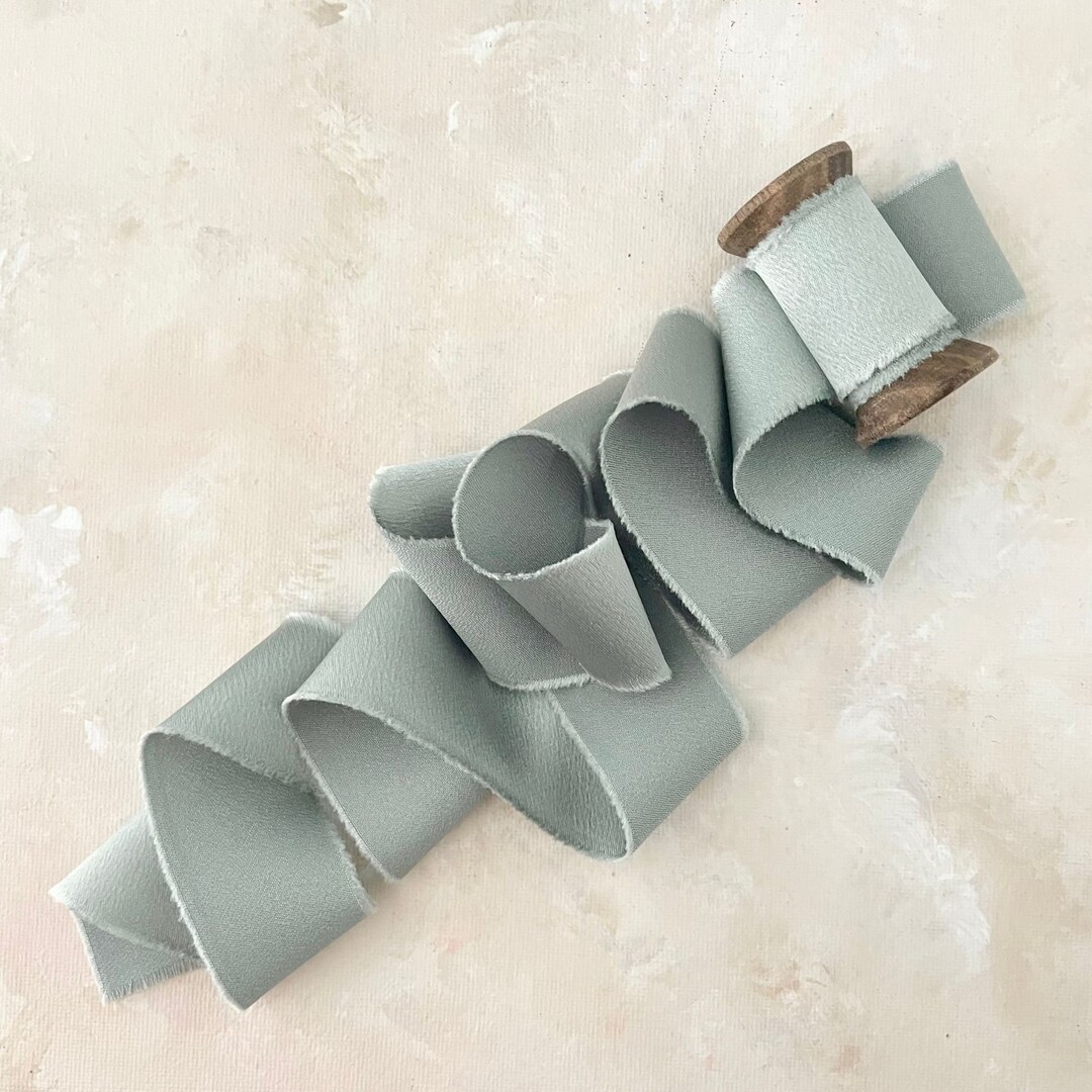 Sage Green Ribbon for Flat Lays, Sage Green Wedding Ribbon Spool ...