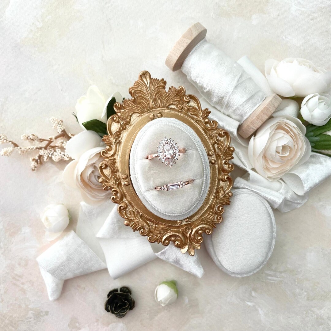 Flat Lay Prop Mini Gold Frame for Wedding Day, Vintage Inspired - Etsy