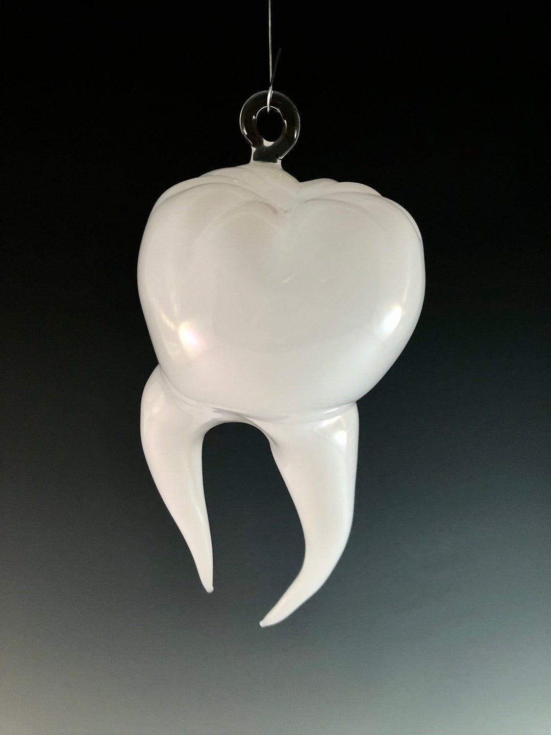 2 Roots Tooth Ornament - Etsy
