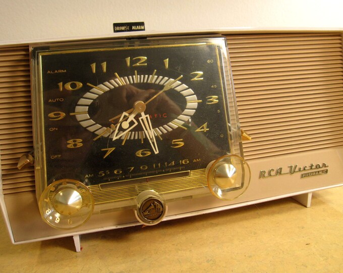 RCA Victor Filtermatic Levermatic 1950s Clock Radio, Mid Century Modern - Etsy