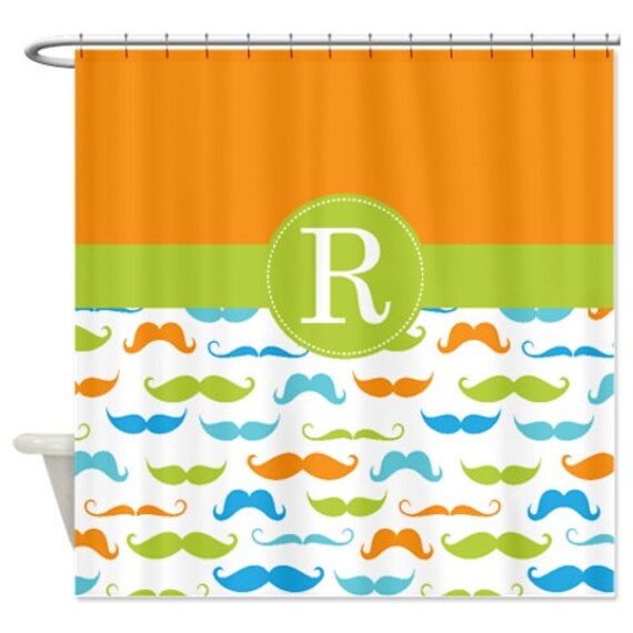 Mustache Shower Curtain
