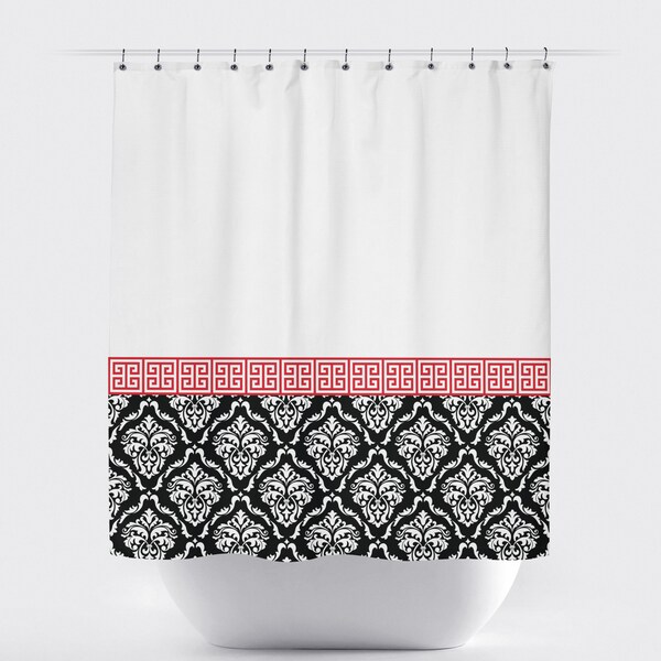 Damask Curtain - Etsy