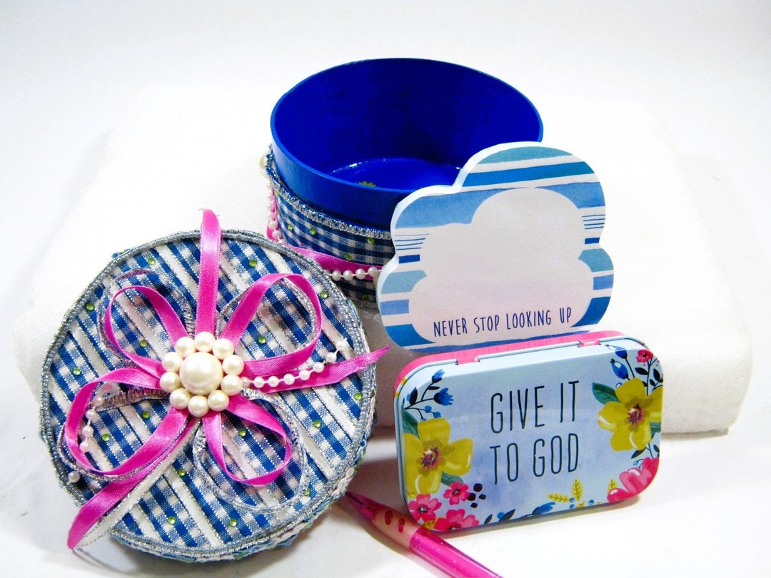 Handmade Keepsake Prayer Box for Mementos Photos Trinkets Jewelry Desk ...