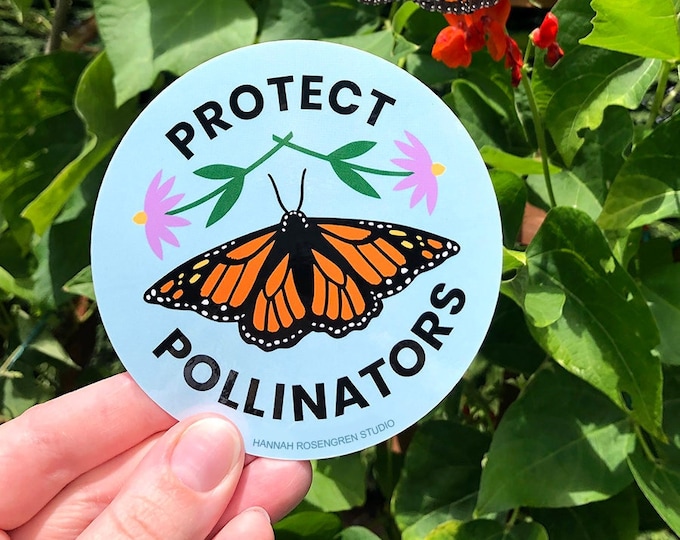 Protect Pollinators Sticker - Etsy
