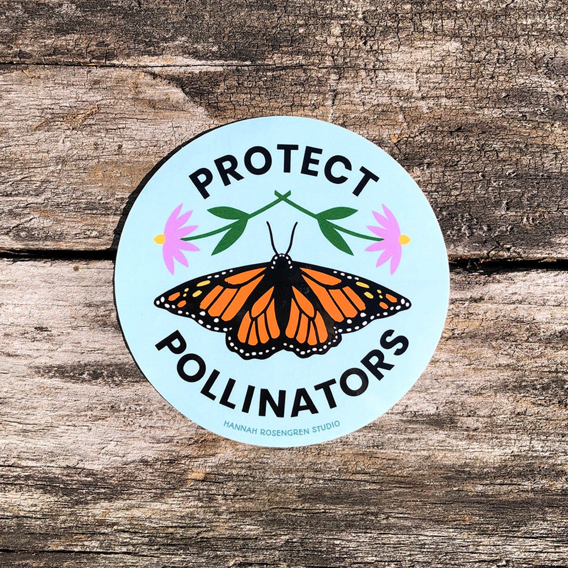 Protect Pollinators Sticker - Etsy