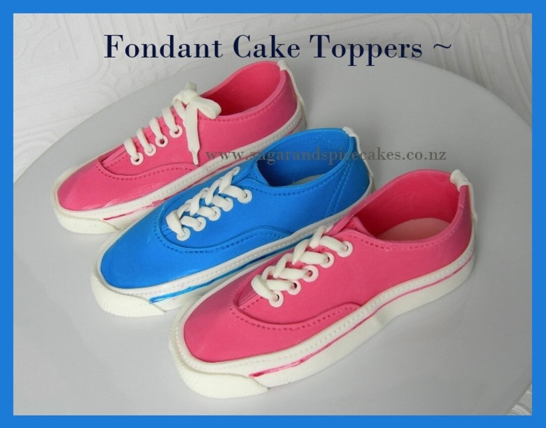 Vans Style Shoe - Learn to Make This Gorgeous Cake Topper in Sugar ...