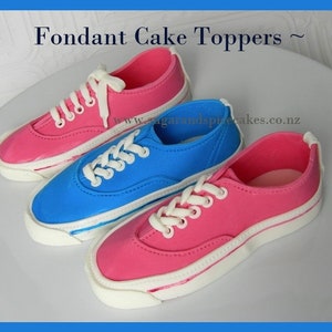 Vans Style Shoe - Learn to Make This Gorgeous Cake Topper in Sugar ...